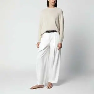 Loro Piana Mélange Cashmere Crewneck Sweater