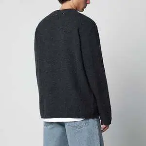 GOLDEN GOOSE Bouclé Wool Crew Neck Sweater