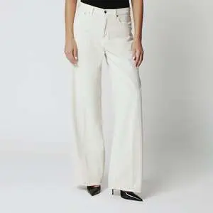 HAIKURE Off- Bethany Corduroy Trousers - White