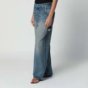 HAIKURE Wide-leg Washed-effect Jeans