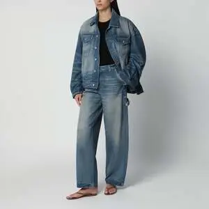 HAIKURE Washed Effect Denim Jacket