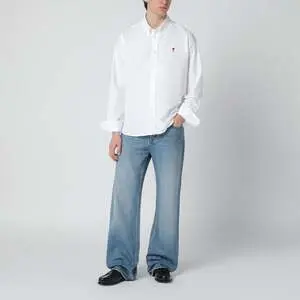 AMI Paris De Coeur Shirt - White