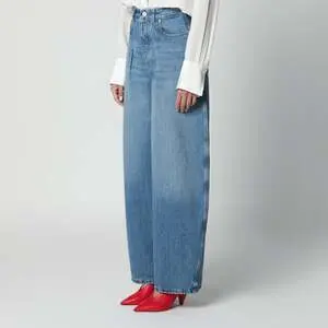 Jacquemus Ovalo Jeans In Indigo De-nîmes Denim