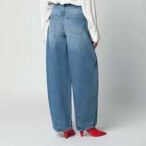 Jacquemus Ovalo Jeans In Indigo De-nîmes Denim