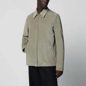 Rick Owens Pearl Suede Brad Jacket - Beige