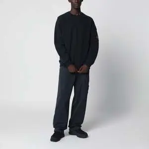 Stone Island Crewneck Sweatshirt With Patch Pocket