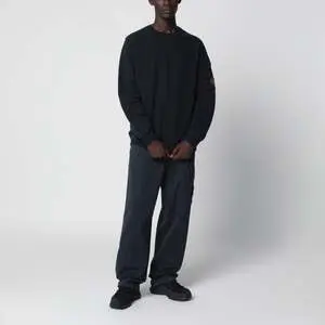 Stone Island Navy Cotton Jogger Pants