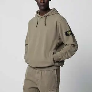 Stone Island Military Cotton Crewneck Sweatshirt - Green