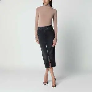 Andamane Blush Turtleneck Bodysuit In Stretch Jersey