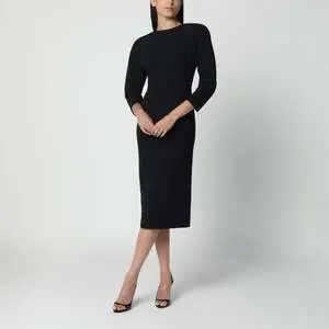 Andamane Midi Dress With Rounded Shoulders