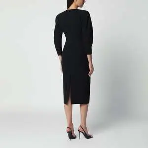 Andamane Midi Dress With Rounded Shoulders