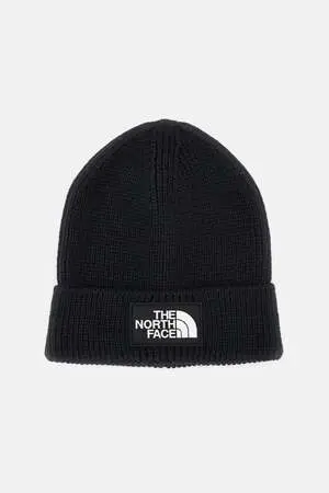 The North Face Beanie With Turned Up Cuff And Tnf Box Logo - Nero