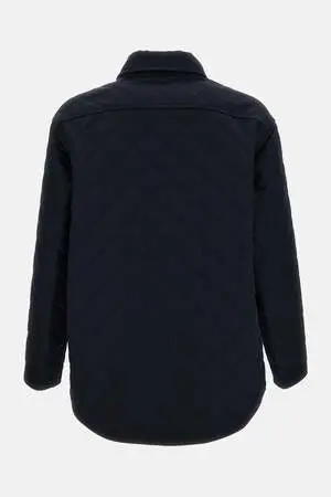 A.p.c. Giacca Georges Trapuntata In Misto Lana - Blu
