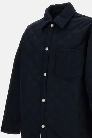A.p.c. Georges Quilted Jacket In Wool Blend