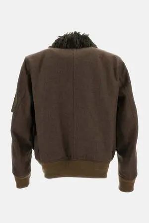 Sacai Melton Wool Jacket