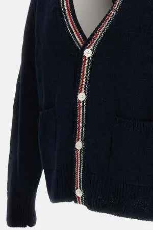 Thom Browne Donegal Yarn Hector Patchwork Cardigan