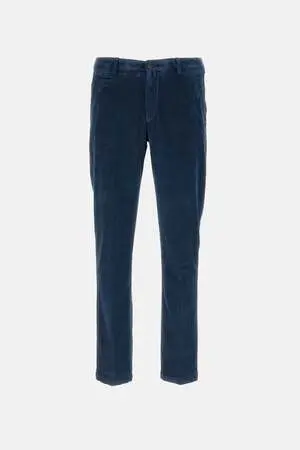 BRIGLIA 1949 Ribbed Cotton Corduroy Trousers