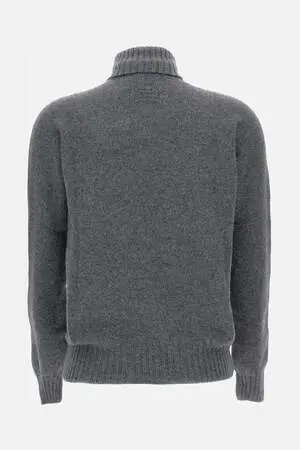 DRUMOHR Wool Turtleneck Sweater - Grigio