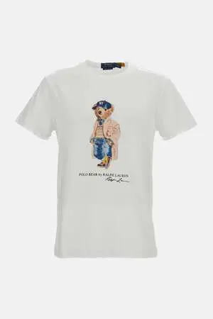 Polo Ralph Lauren Maglietta Polo Bear - Bianco
