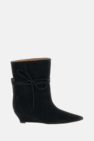 ODISSI Gemma Wedge Ankle Boot - Black