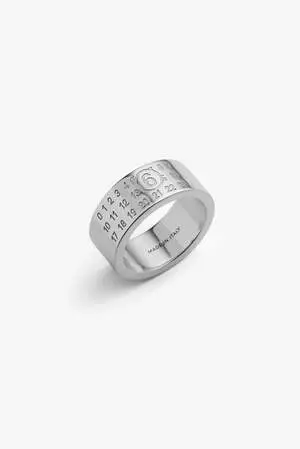 MAISON MARGIELA Numeric Signature Ring - Silver
