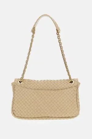 Bottega Veneta Madison Braided Leather Bag - Beige