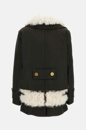 Sacai Melton Wool Coat
