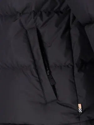 Burberry Ambleside Down Jacket With Signature Check Finishes