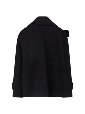 Chloé Double-breasted Wool Blend Coat