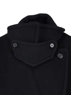 Chloé Double-breasted Wool Blend Coat