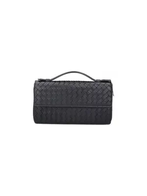 Bottega Veneta Lambskin Wallet - Black