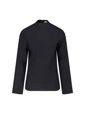 ENTIRE STUDIOS Wool Blend T-shirt - Black