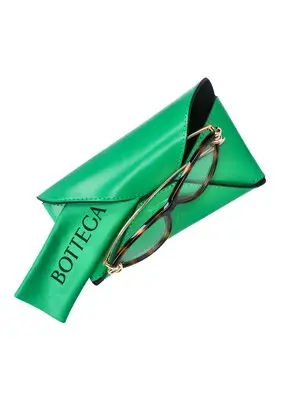 Bottega Veneta Cat-eye "knot" Sunglasses - Brown