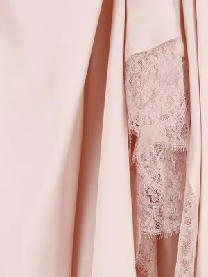 MAISON MARGIELA Midi Dress In Satin And Lace
