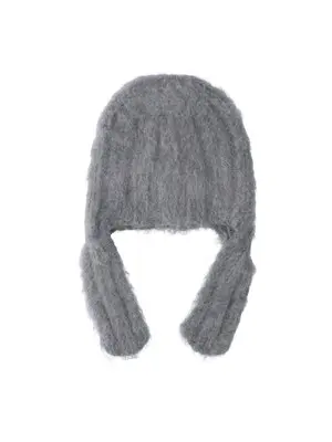 MAISON MARGIELA Alpaca Wool Beanie - Gray