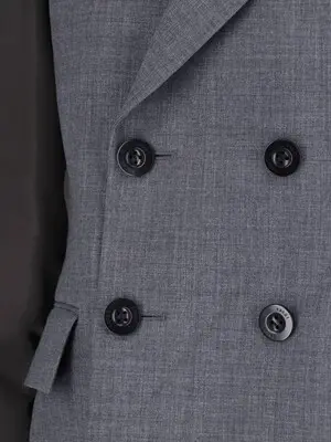 Sacai Double-breasted Twill Blazer