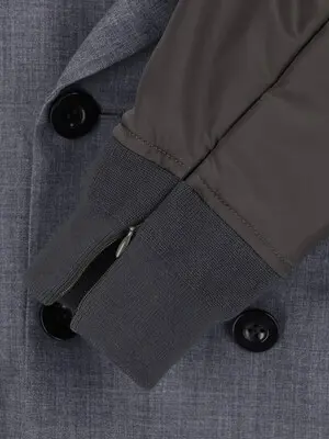 Sacai Double-breasted Twill Blazer