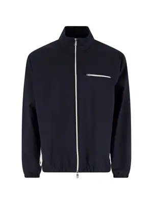Moncler Fourioun" Zip-up Jacket With Logo Patch