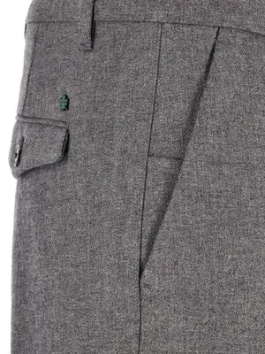 Closed Fairport Wool Blend Trousers - Gray