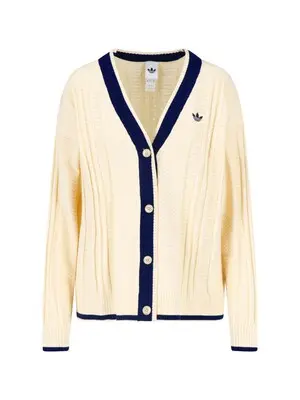 Adidas Knit Cardigan - Cream