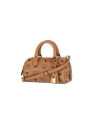 Mcm Visetos Ella Boston Mini Bag