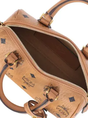 Mcm Visetos Ella Boston Mini Bag