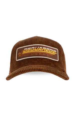Dsquared2 Corduroy Baseball Cap - Brown