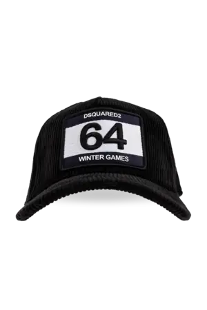 Dsquared2 Corduroy Cap - Black