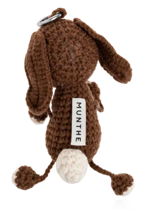 Munthe Vamke" Crochet Bunny Keychain - Brown