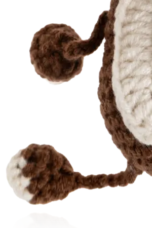 Munthe Vamke" Crochet Bunny Keychain - Brown