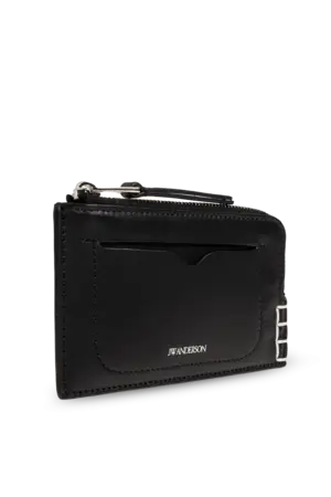 JW Anderson Leather Card Holder With Logo
