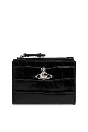 VIVIENNE WESTWOOD Card Holder With Logo - Black