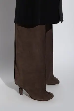 MAISON MARGIELA Suede Heeled Boots