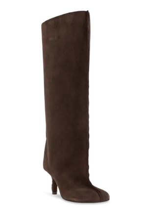 MAISON MARGIELA Suede Heeled Boots